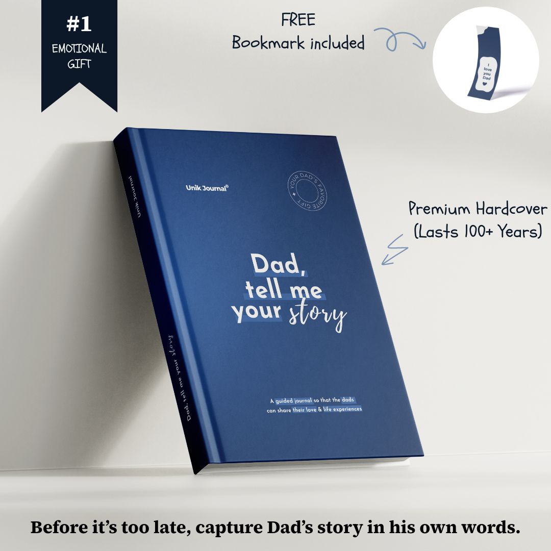 Guided Journal for Dad – Tell Me Your Story – Unikjournal